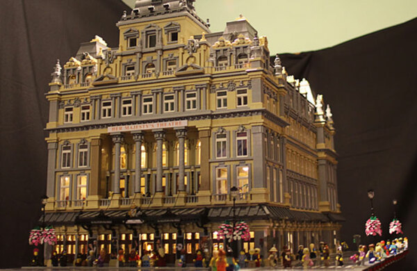 Her Majesty’s Theatre in London recreated out of 57,992 Lego bricks