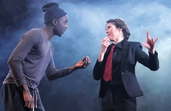 BSL interpreter Becky Barry | interview | Paapa Essiedu's Hamlet