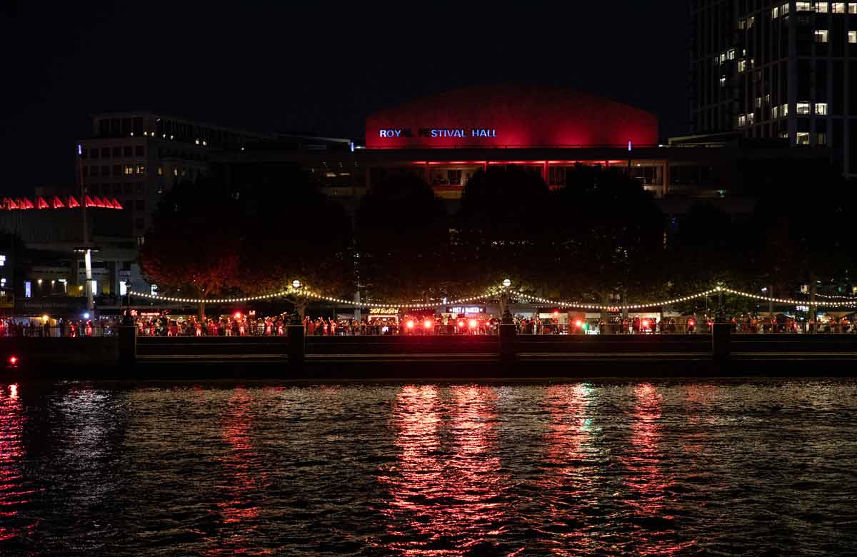 Venues across UK light up red to highlight plight of live events sector