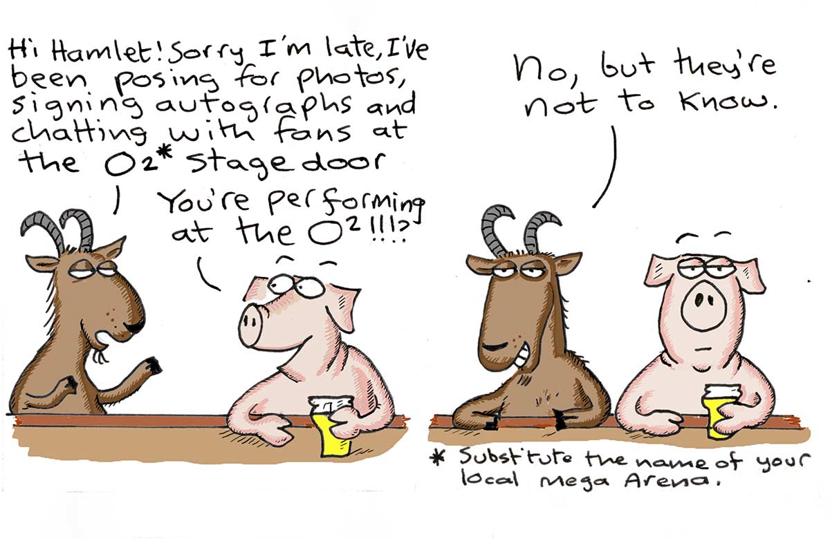 Theatre cartoons including Harry Venning's Hamlet | The Stage