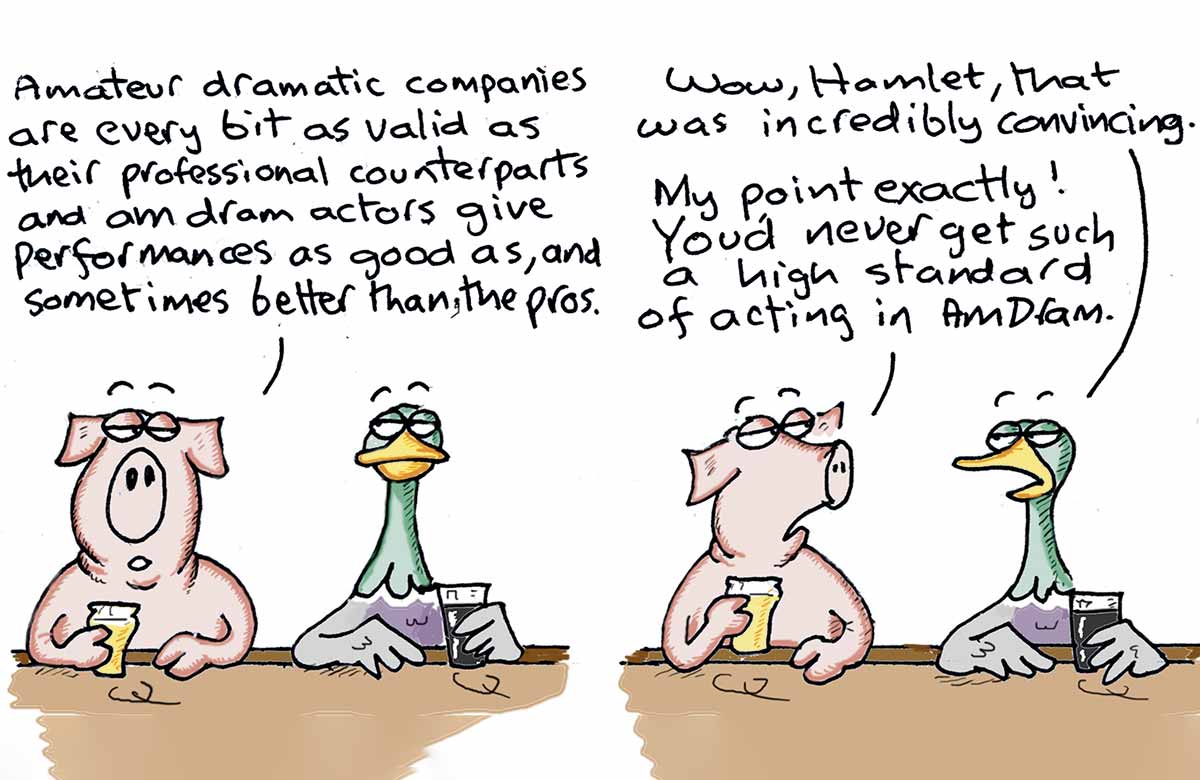 Theatre cartoons including Harry Venning's Hamlet | The Stage