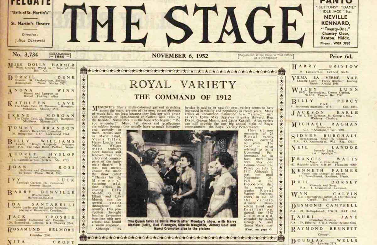 Queen Elizabeth II: a life in theatre
