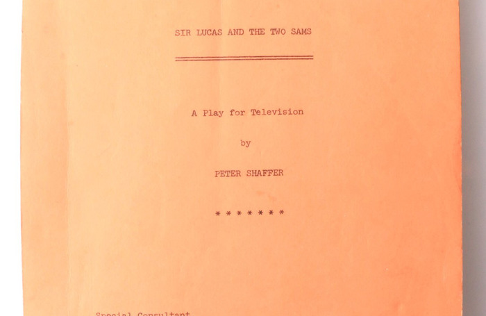Unproduced Peter Shaffer play to go on sale at rare book fair