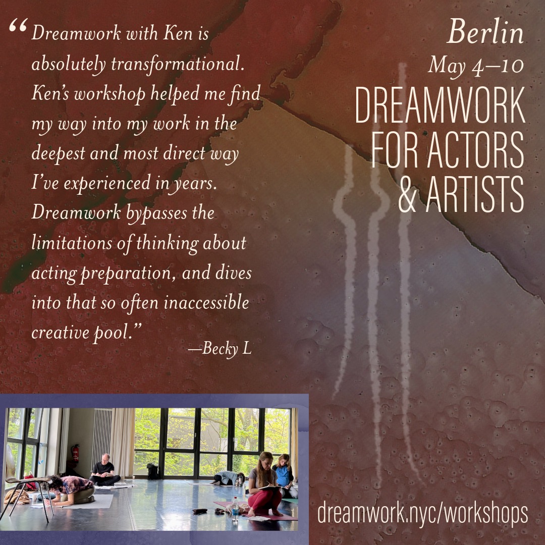 Dreamwork for Actors and Artists with Ken Barnett - Drama Courses ...