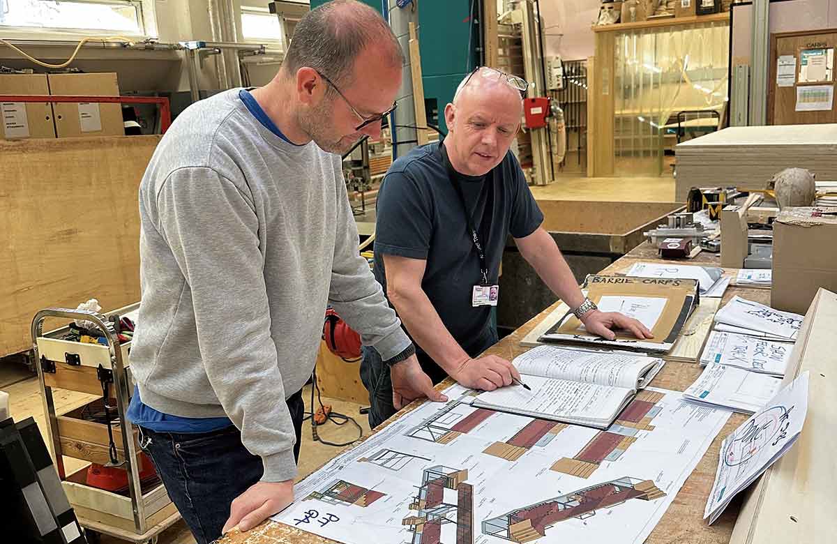Behind the scenes in the National Theatre's props department