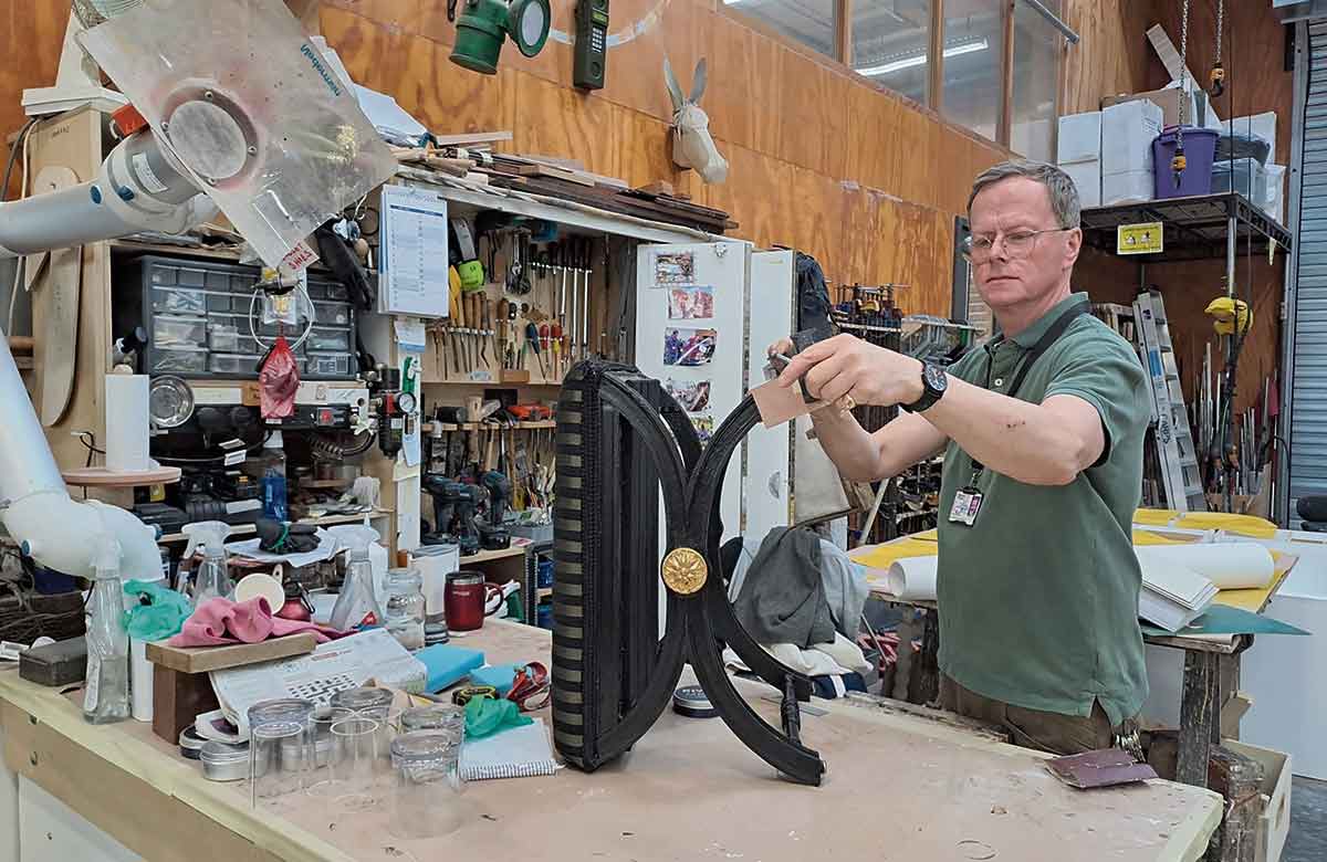 Behind the scenes in the National Theatre's props department