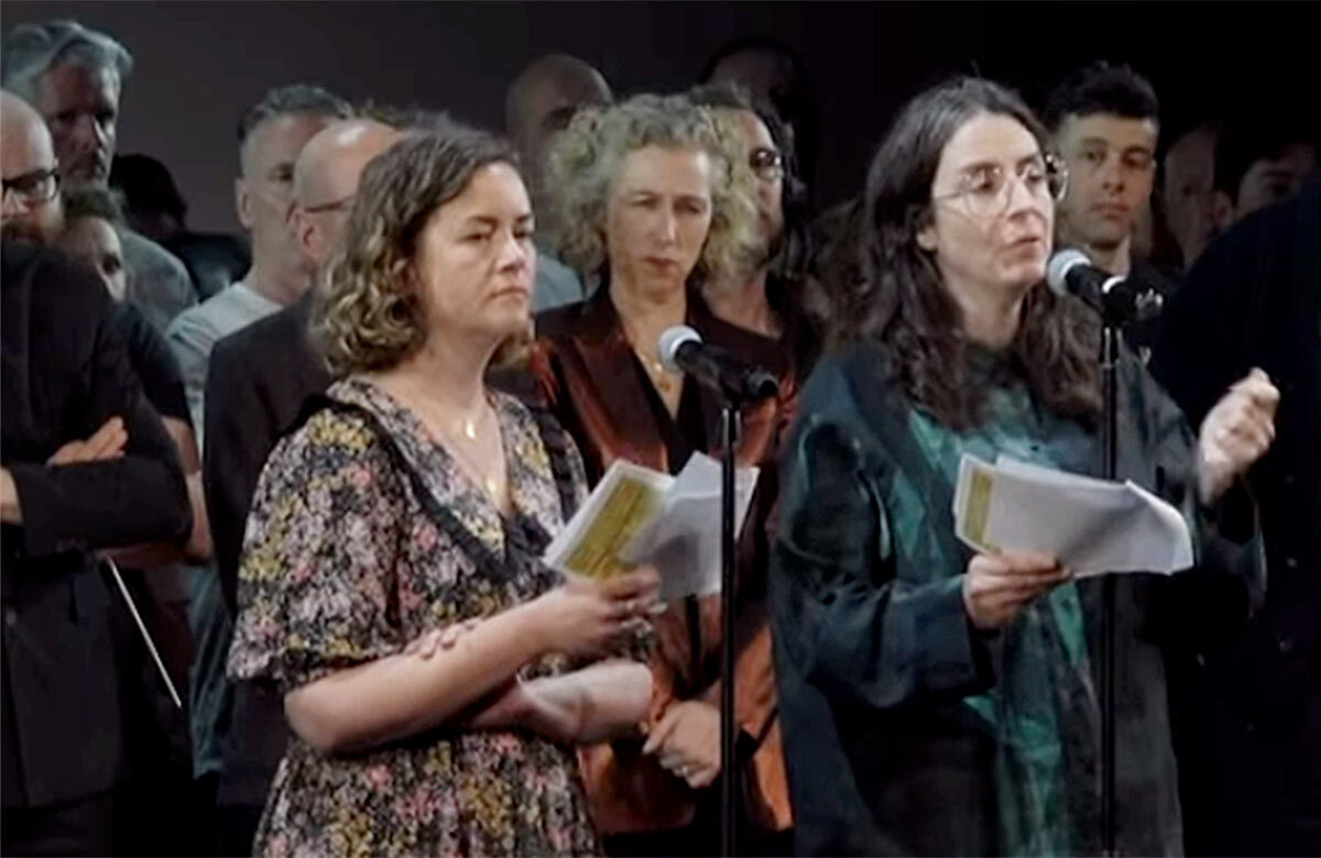 WNO leaders take to the stage to demand government 'stand up for art'