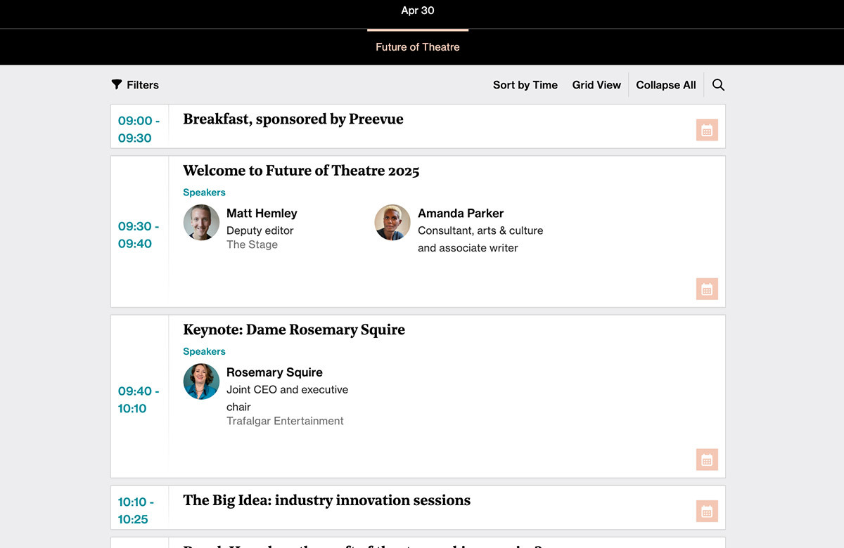Why the Future of Theatre conference is more necessary than ever