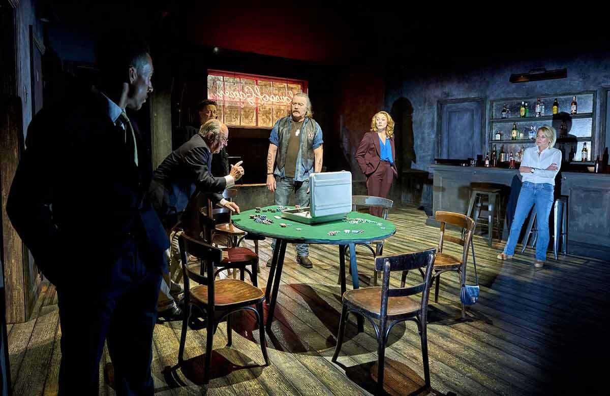 House of Games review at Hampstead Theatre: arch glibness