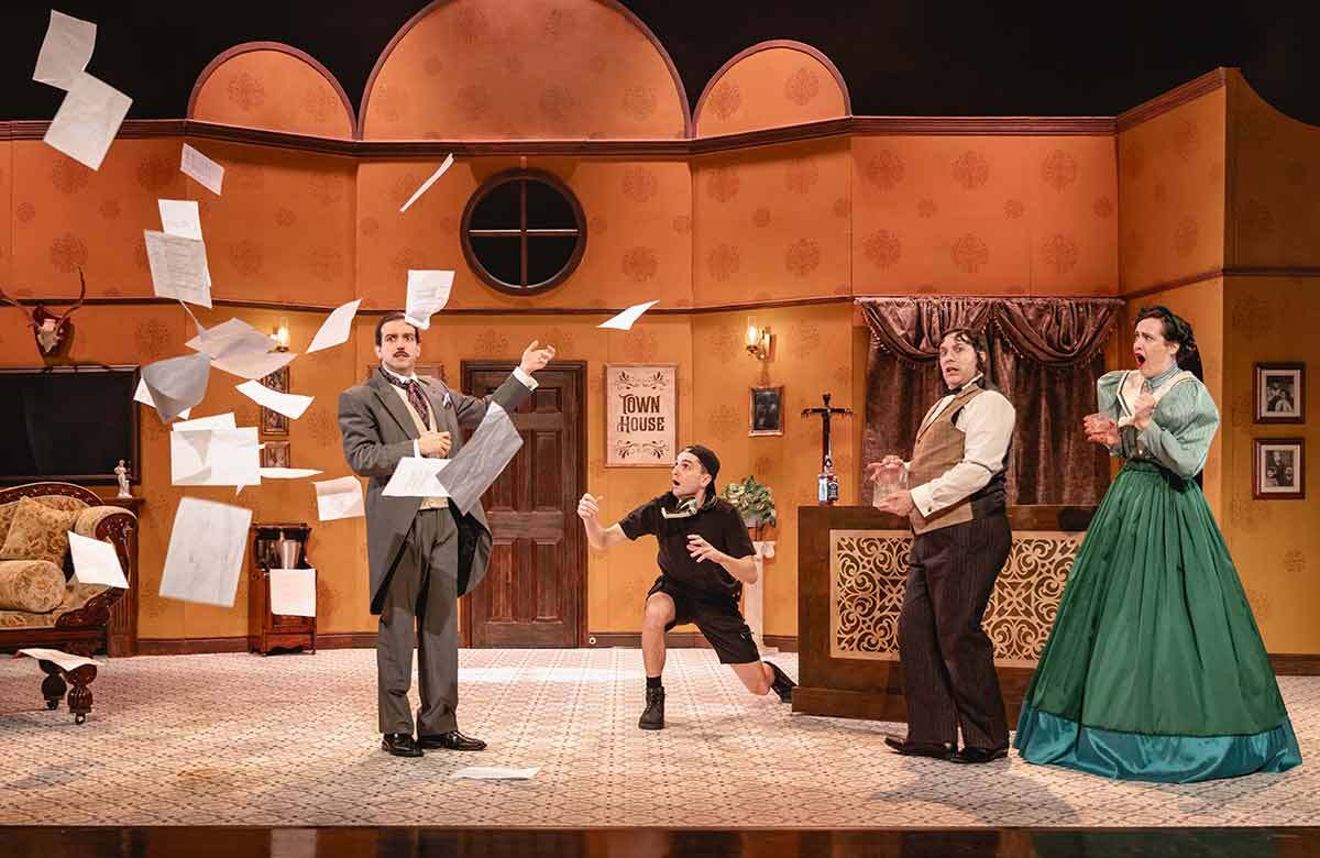 Earnest? review at the Theatre Royal Brighton: chaotic spectacle