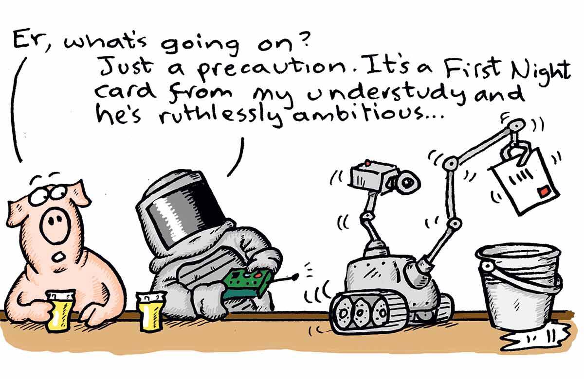 Hamlet cartoon by Harry Venning, May 28, 2025