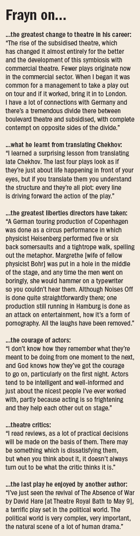 The Big Interview: Michael Frayn