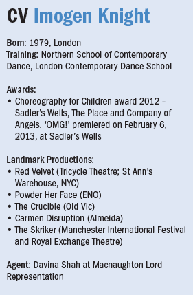 Imogen Knight: ‘I never set out to be a choreographer'