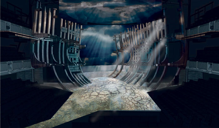 Backstage: Using motion capture to evoke Shakespeare’s brave new world