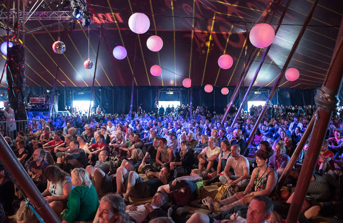 Meet the man who brings the drama (and acrobats) to Glastonbury